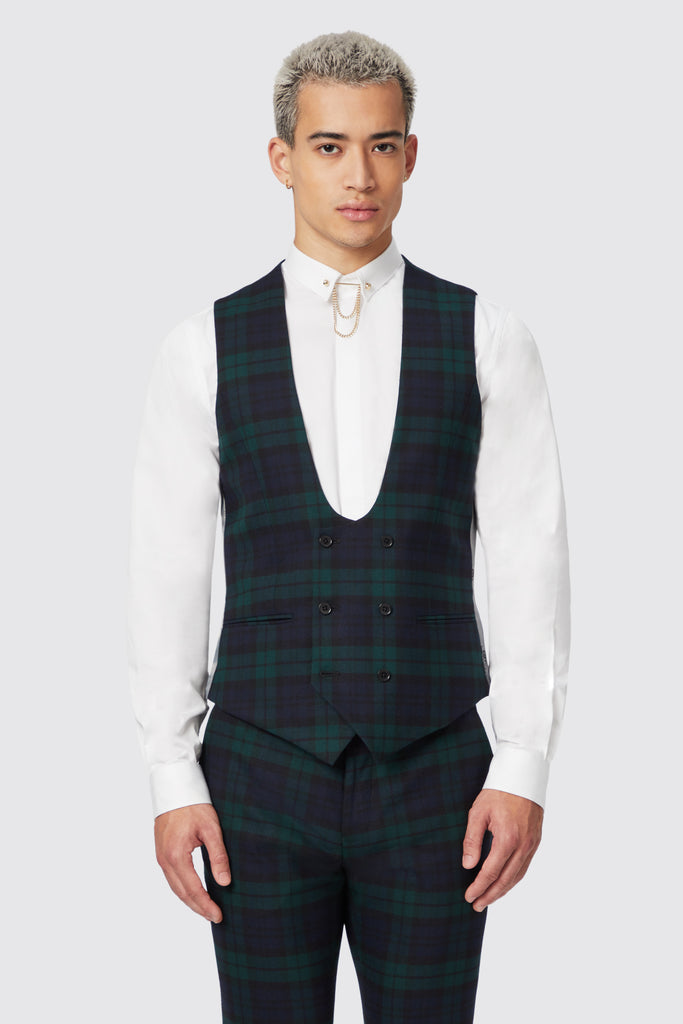 Ginger Skinny Fit Green Tartan Suit – Twisted Tailor
