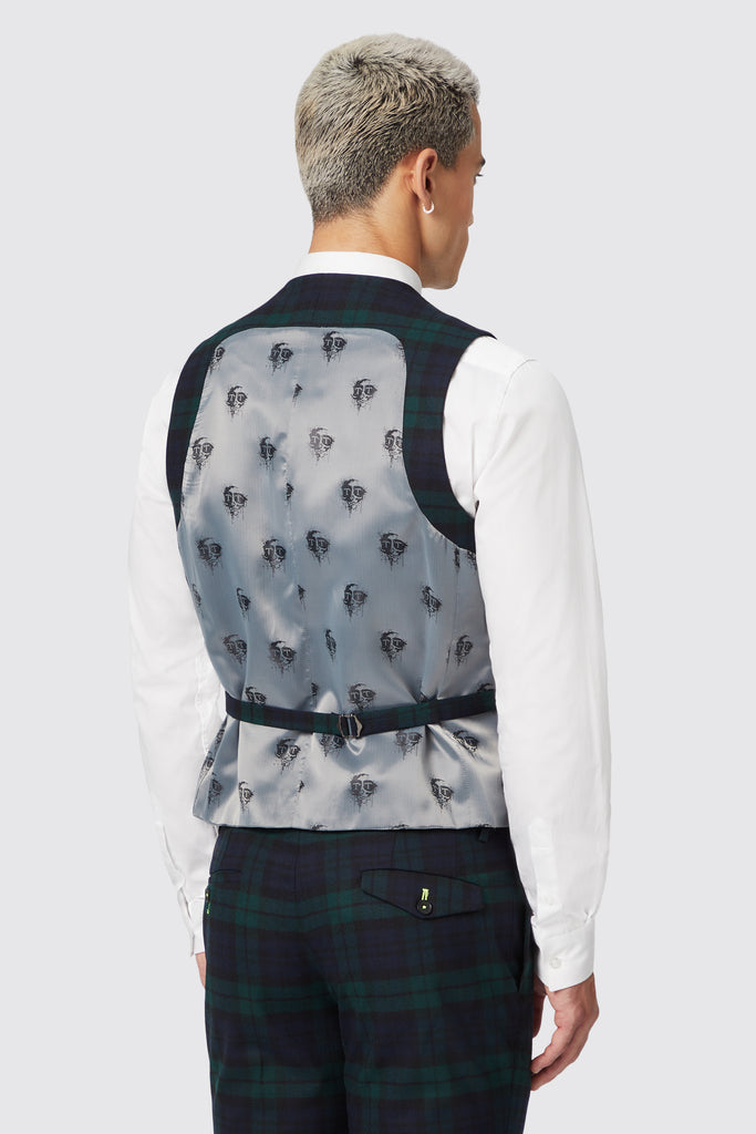 Ginger Skinny Fit Green Tartan Suit – Twisted Tailor