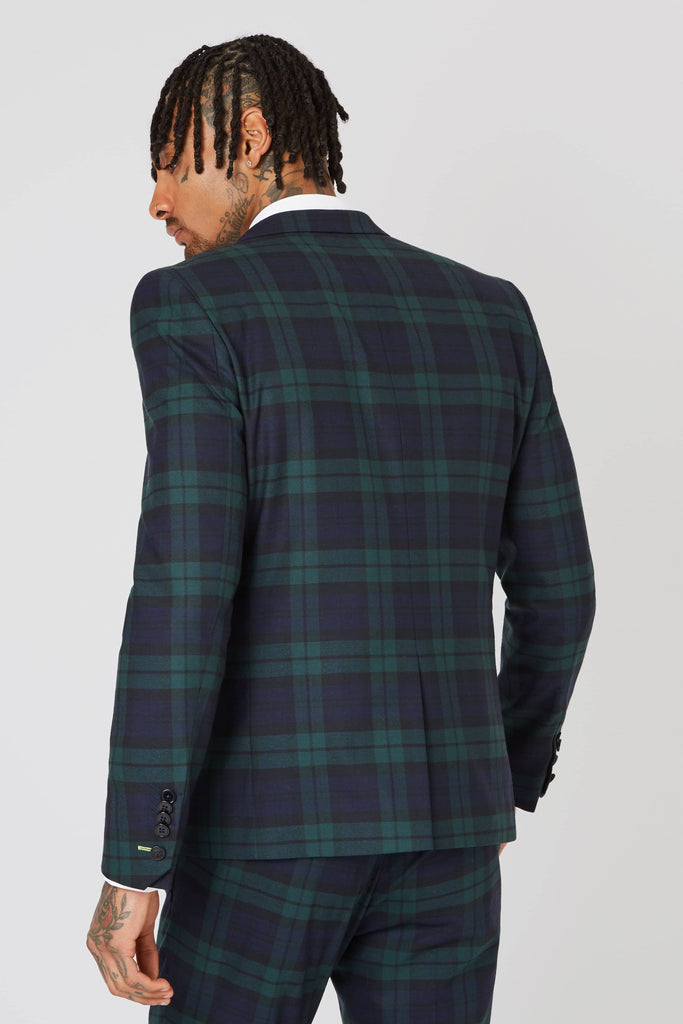 Ginger Skinny Fit Green Tartan Suit – Twisted Tailor