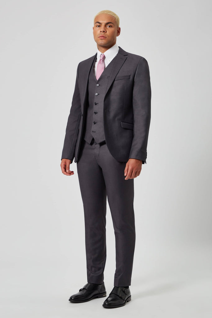 Wilson Slim Fit Grey Waistcoat Archive Twisted Tailor