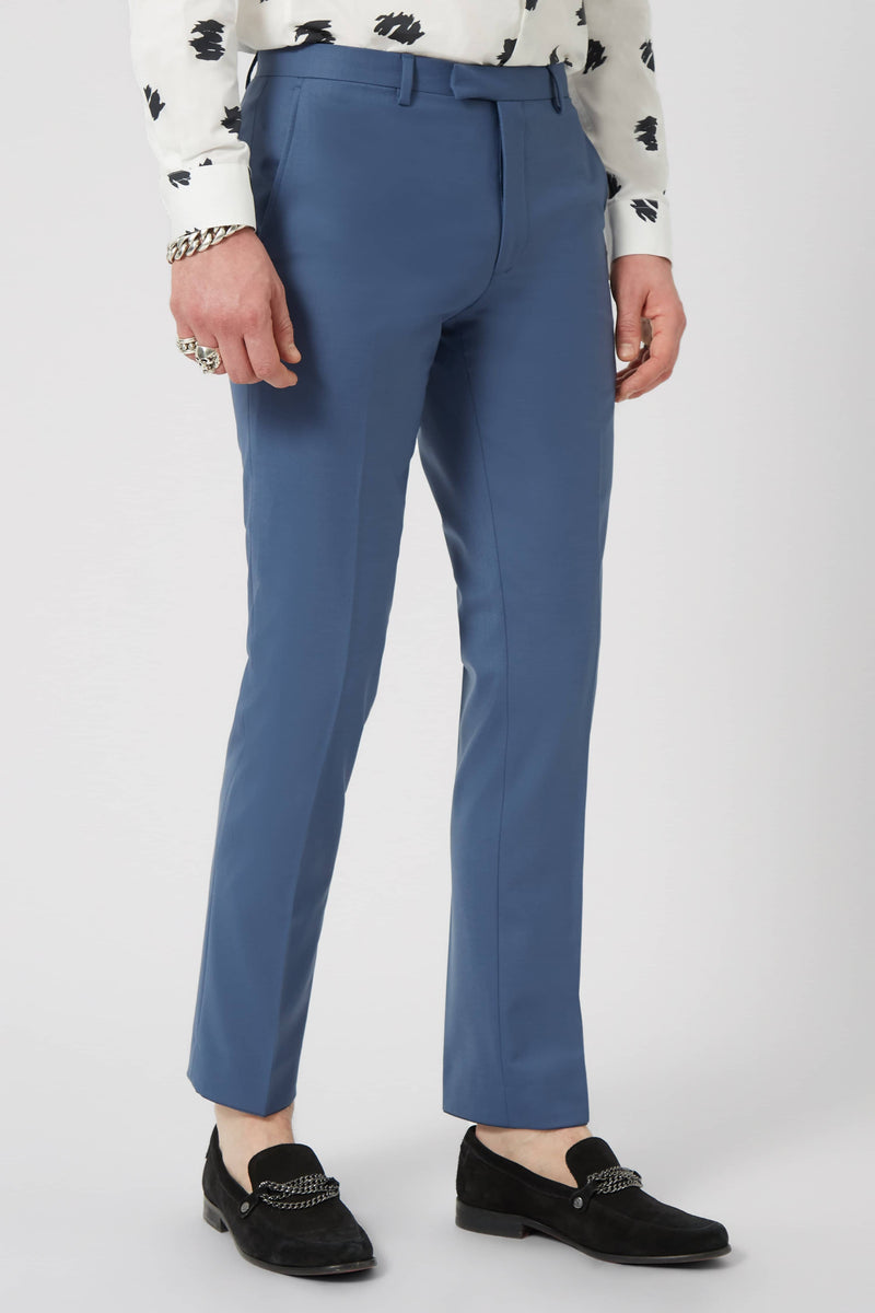 Drake Skinny Fit Indigo Blue Trousers - ARCHIVE